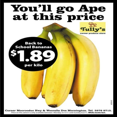 Tullys Advert | PDF