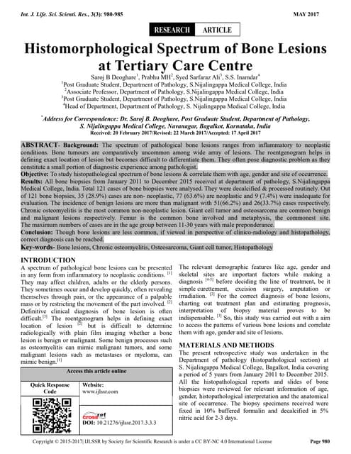 prognostic and predictive biomarkers of canine osteosarcoma | PDF