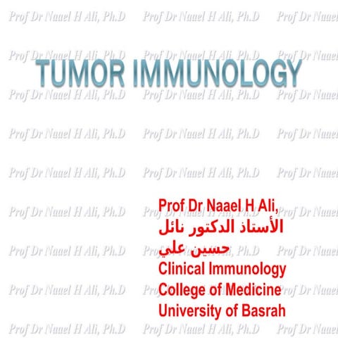 tumor immunology 2022.ppttumor Immunology | PPT