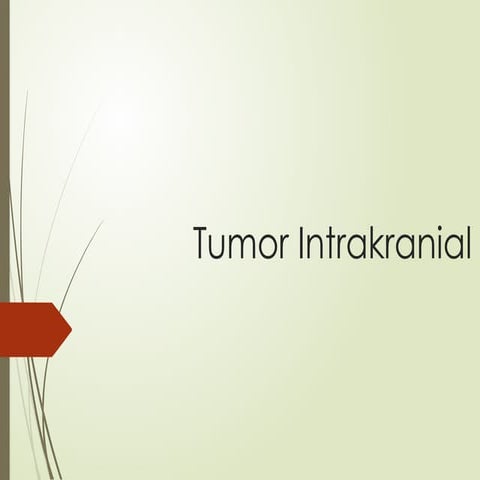 TUMOR INTRAKRANIAL Primer, Metastase.pptx