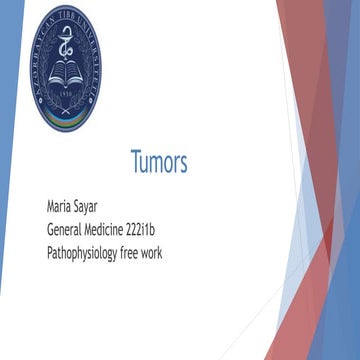 Tumor Maria Sayarajdbsjahwhegvenkohvs.pptx