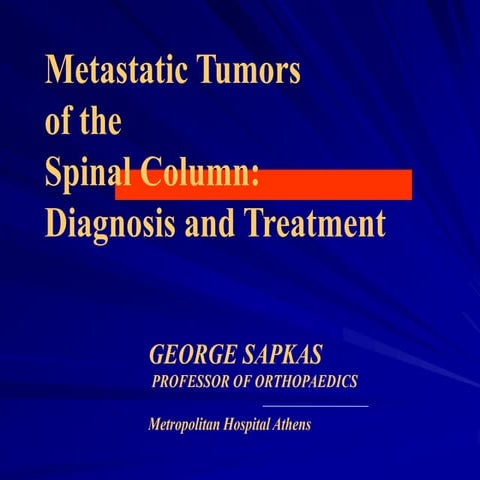 The noms framework_approach_to_the_treatment_of_spinal_metastatic ...