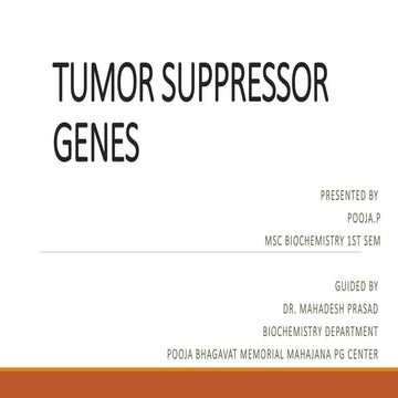Tumor Suppressor Genes.pptx