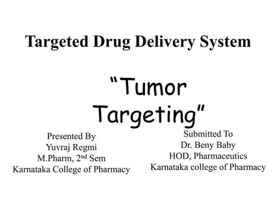 Tumour targeting | PPTX