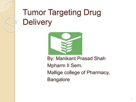 Drug targeting sd | PPT