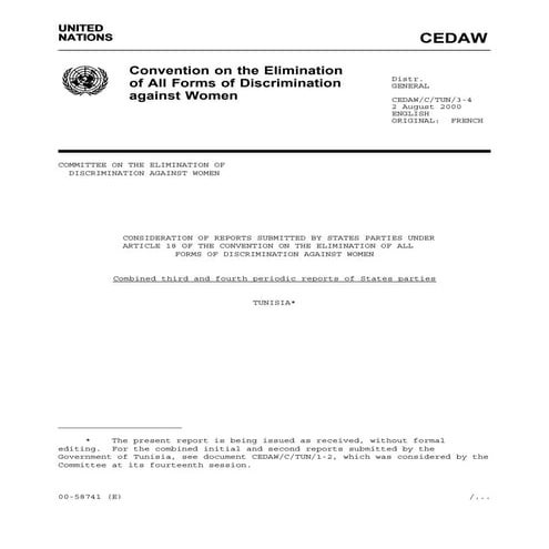 UN CEDAW | PDF