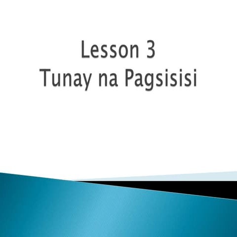 Tunay na pagsisisi | PPTX