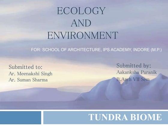 Ecosystems and biomes | PPTX