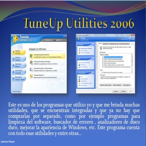 Tune Up Utilities 2006 | PPT