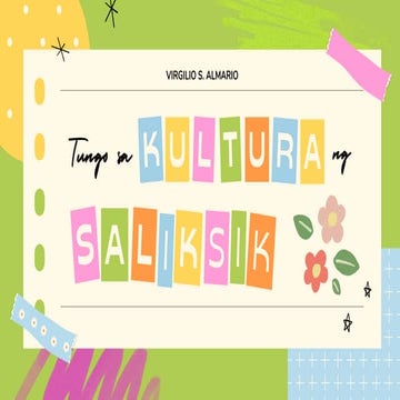 TUNGO SA KULTURA NG SALIKSIK NI VIRGILIO S. ALMARIO.pdf