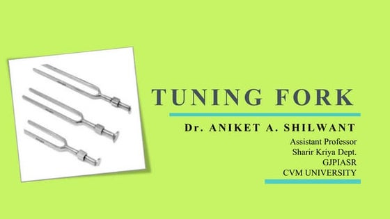 Tuning fork test | PPTX | Ear, Nose and Throat Conditions | Diseases ...