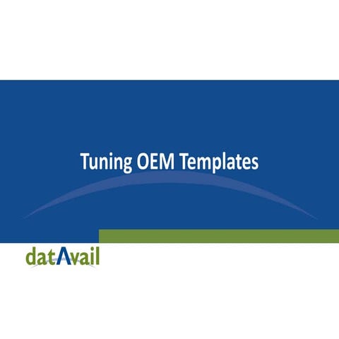 Tuning OEM Templates | PPTX