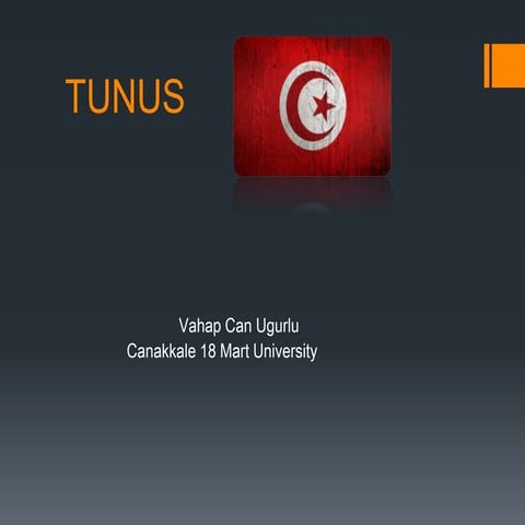 Tunisia - History ,''Turkish Language !!!'' | PPTX