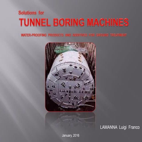 Tunnel Boring Machines | PDF