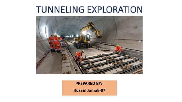 Tunnelling methods | PPT