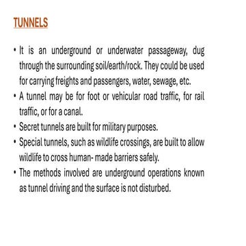 Tunnel Engineering Basics Of Tunnel Types Pdf