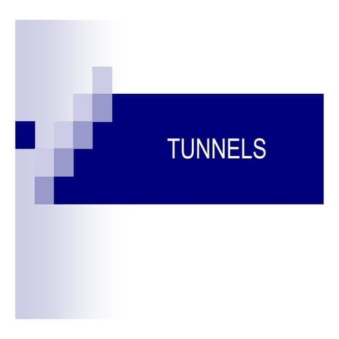 TUNNEL ENGINEERING basics of tunnel types .pdf