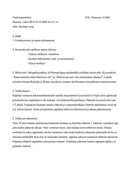Tuntisuunnitelma Et Abortti | DOC