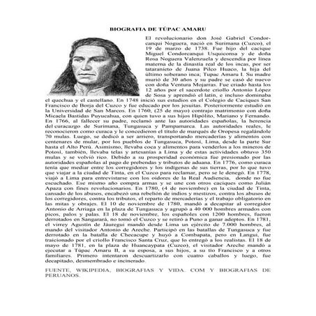 Tupac amaru ii 1 | PDF
