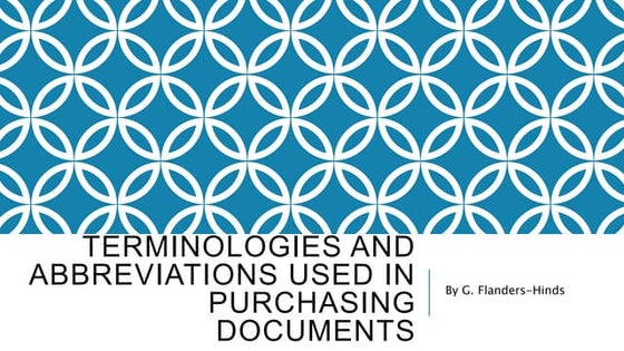 Documents used in procurement and inventory management | PPT