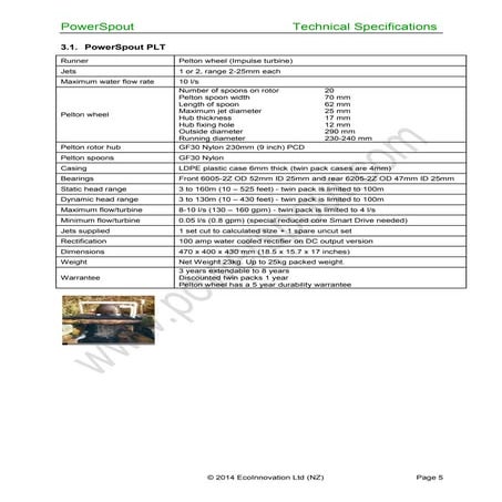 Turbina data sheet plt | PDF | Automotive
