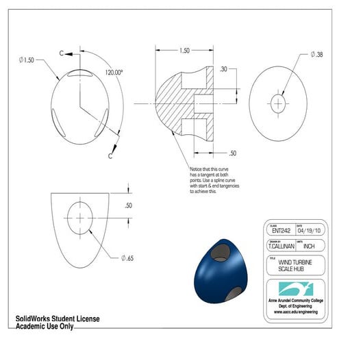 Turbine hub drawings | PDF