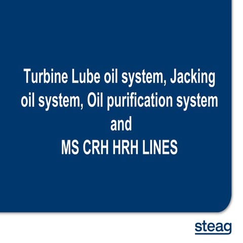 05 lube oil system. in gas turbine systemsppt | PPT