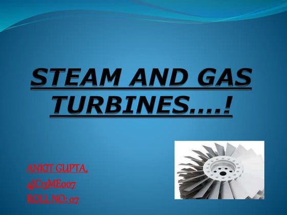 [PPT] on Steam Turbine | PPT | Physics | Science