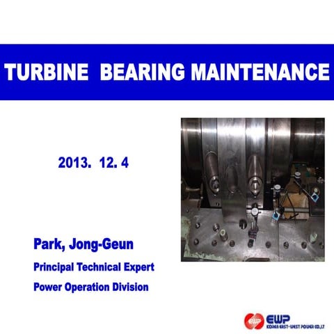 Turbo Bearing Maintenance Turbo Bearing Maintenance | PDF