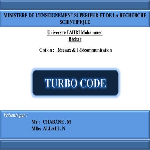 Page de garde arabe | DOCX