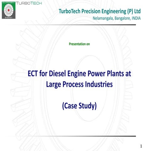 ECT for diesel engine power plants of process industries | PDF