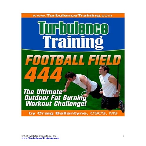 Turbulence training 444 | PDF | Running and Jogging | Fitness and Exercise