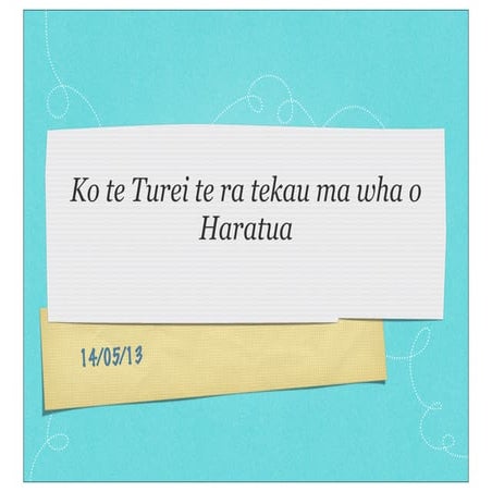 Turei wk2 term 2 | PDF