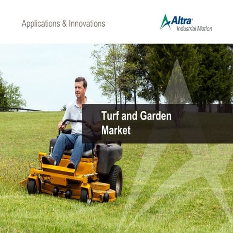 Turf & Garden Applications and Innovations | PPT