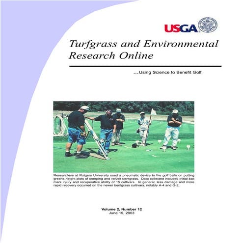 Turfgrass and environmenta research online confounding factor | PDF