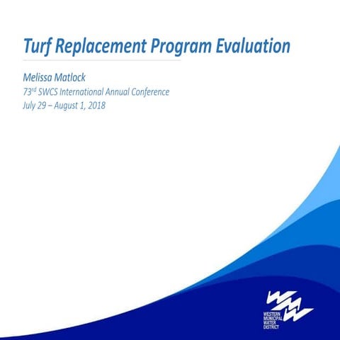 Turf replacement program evaluation | PPTX