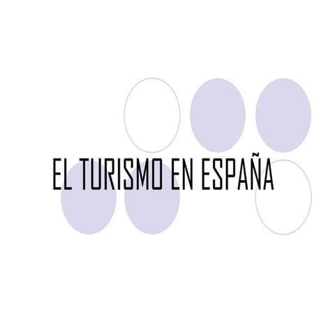 El turismo | PPTX