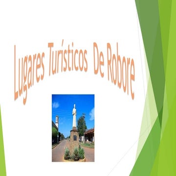 Lugares turísticos de robore | PPTX