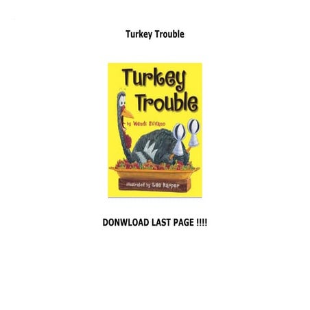 Turkey Trouble | PDF