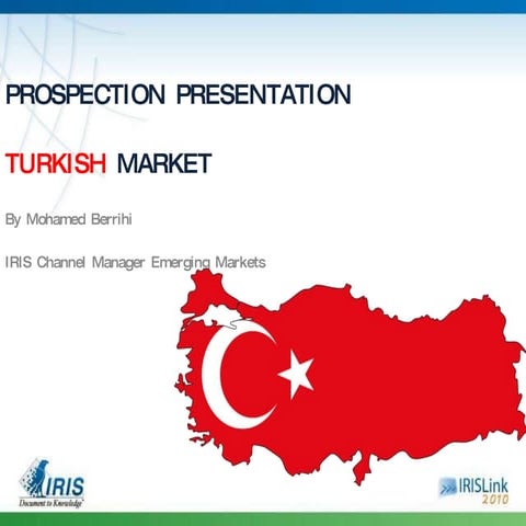 Turkey Prospection Presentation 2010 | PPT
