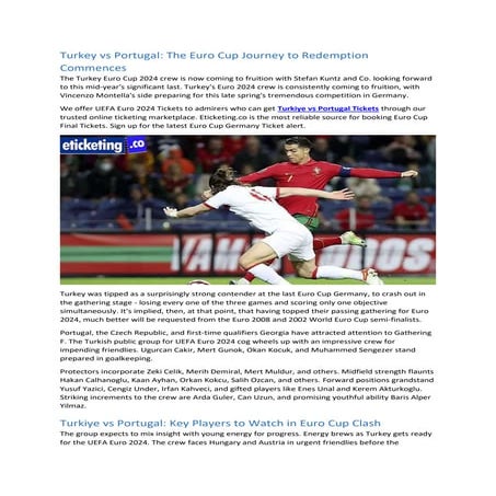 Turkey Vs Portugal Portugal at Euro 2024 Teams in group, fixtures ...