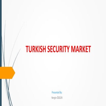 Turkish electronic security market | PPSX | Business | Business and Finance