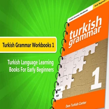 Turkish Grammar Books 1 | PPTX