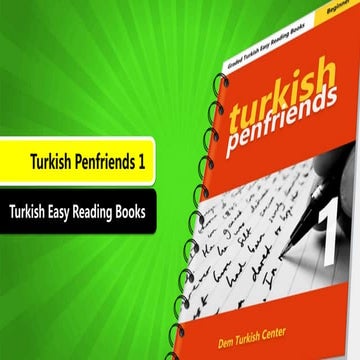 Turkish Language Books - Turkish Penfriends 1 | PPTX