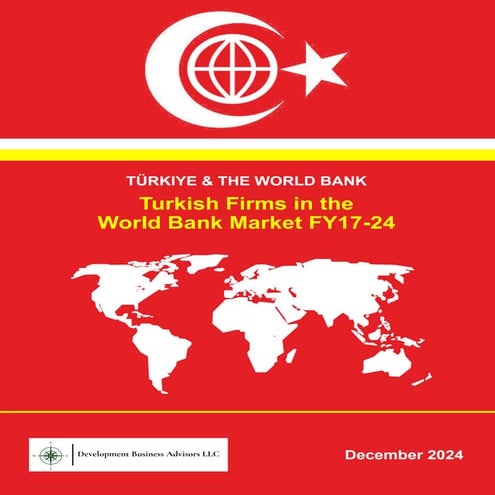 Turkish Firms in the World Bank Market FY17-24 | PDF