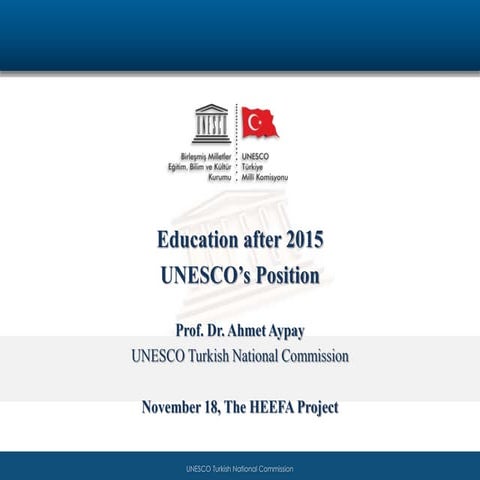 UNESCO presentation of EFA | PPT