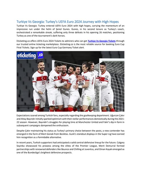 Turkey's Euro 2024 Squad Overview and Transfer Speculation.docx
