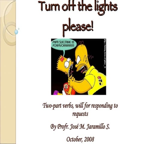Turn Off The Lights Please! | PPT