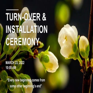 Turn-over & installation ceremony.pptx
