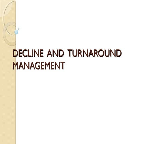 Turnaround management | PPT